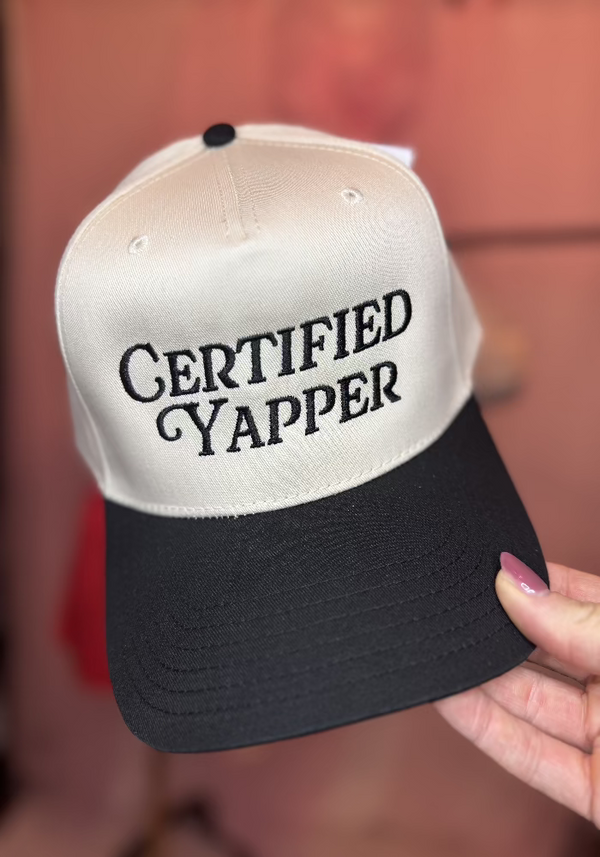 Certified Yapper Hat - Honey + Pine Clothing Company
